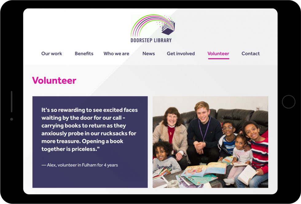 Doorstep Library | Hybrid Studio | Brand & Web Design Agency UK